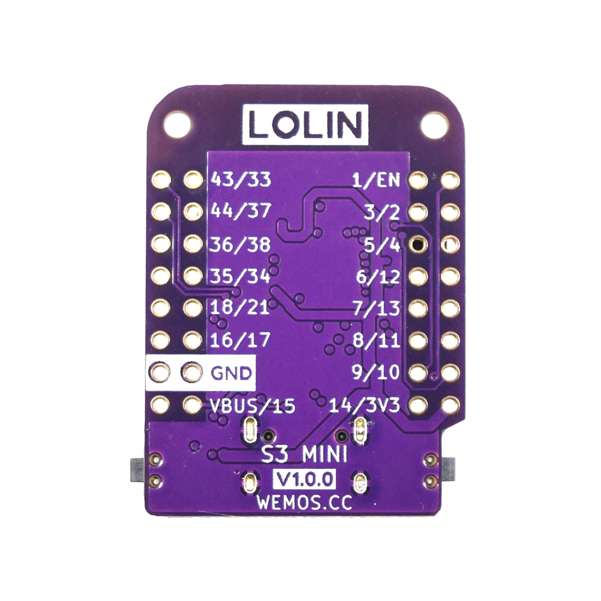 Lolin Wemos C3 Mini v2.1 ESP32-C3 IoT Wifi Development Kit D1 Mini