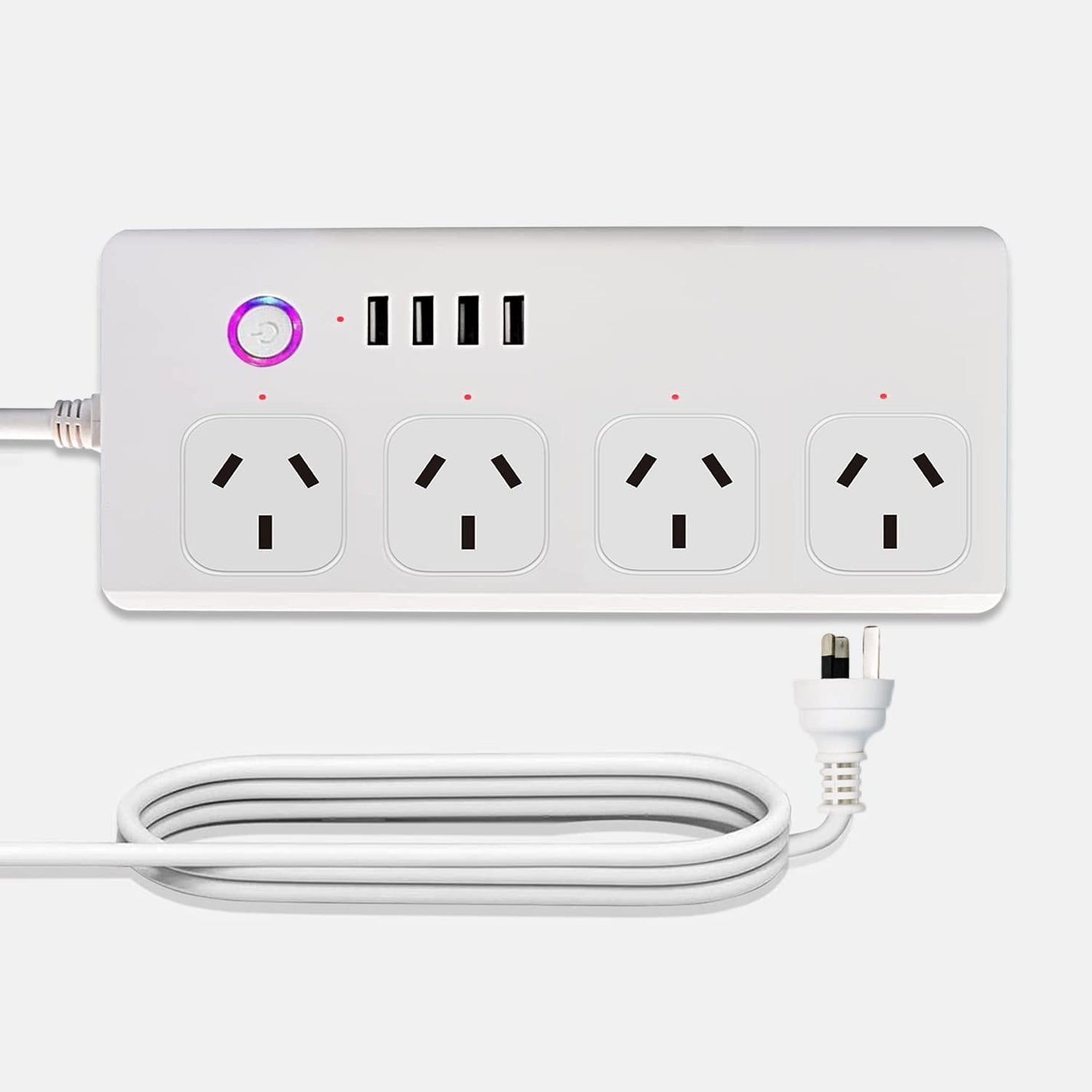 Smart Power Board WIFI ESP32 pre-flashed Tasmota 4 x AC 4 X USB